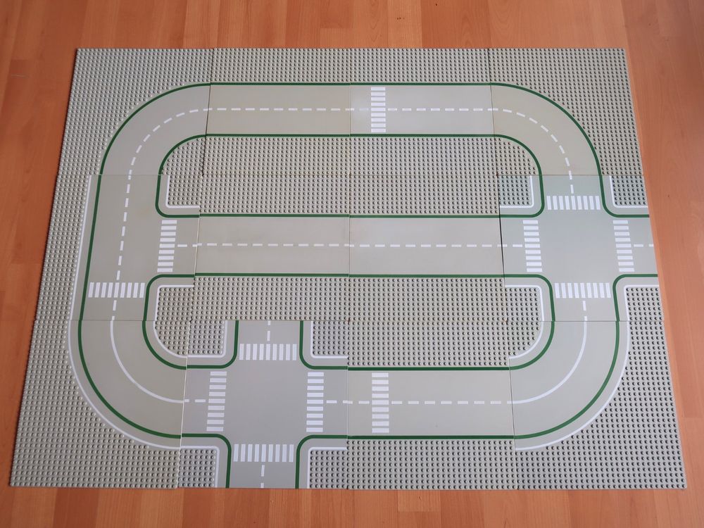 Lego Platte Strasse Grundplatte Basisplatte Plaque route (Gebraucht) in ...