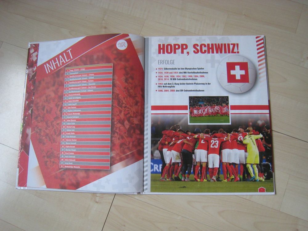 HOPP Schwiiz Swiss Football Stars Sticker Album Panini (Gebraucht) in ...