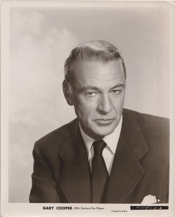 GARY COOPER - 1950s Original Vintage Promo Photo (Gebraucht) in St ...