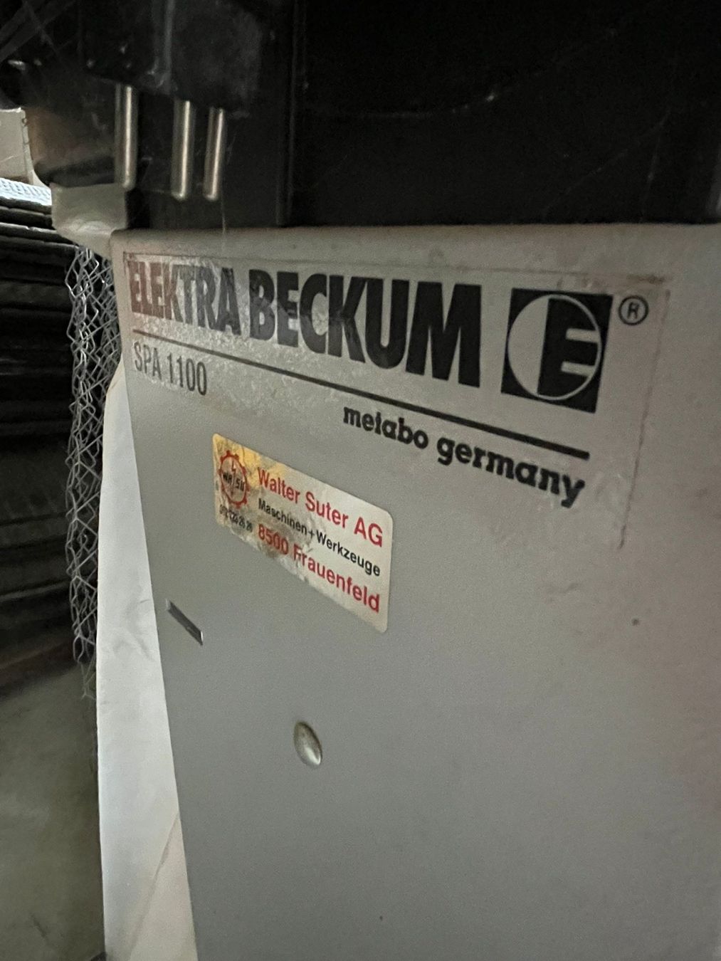 Metabo SPA 1100 Absauganlage für Schreiner (Gebraucht) in Wallenwil für ...