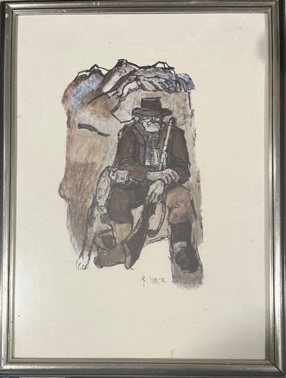 Rudolf Mirer (1937) Lithographie Handsigniert | Kaufen auf Ricardo