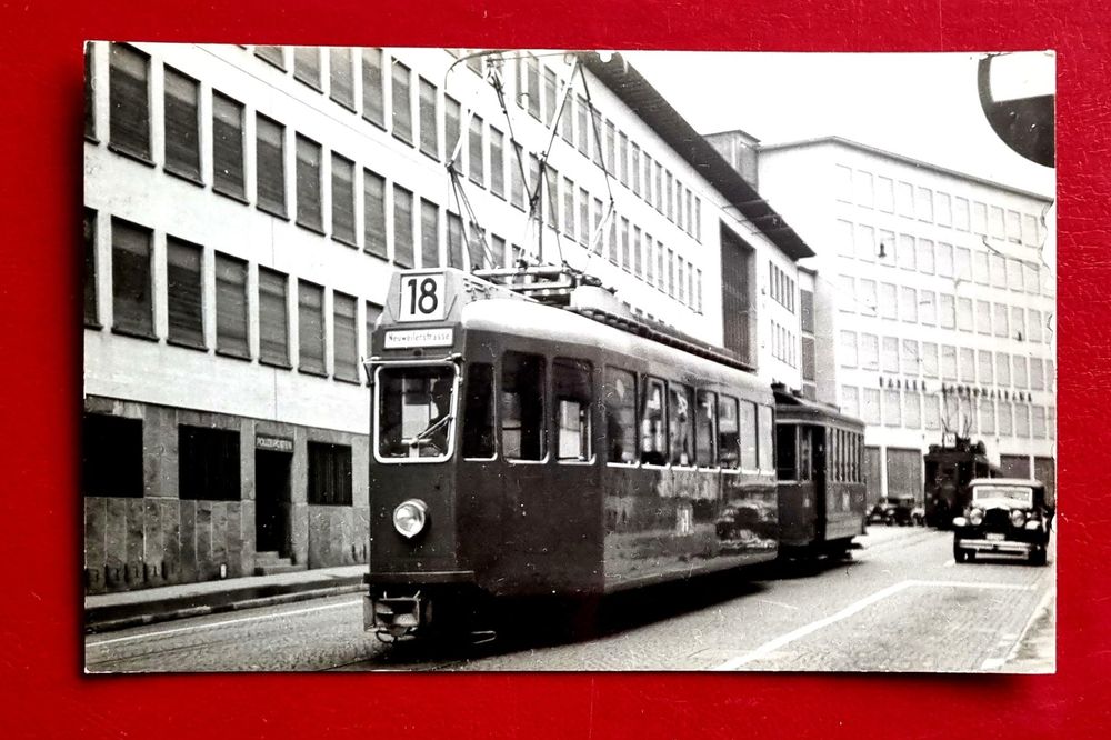 Basel - Tram - Strassenbahn BVB - Neuweilerstrasse - Photo (Gebraucht) in Rothrist für CHF 25 ...