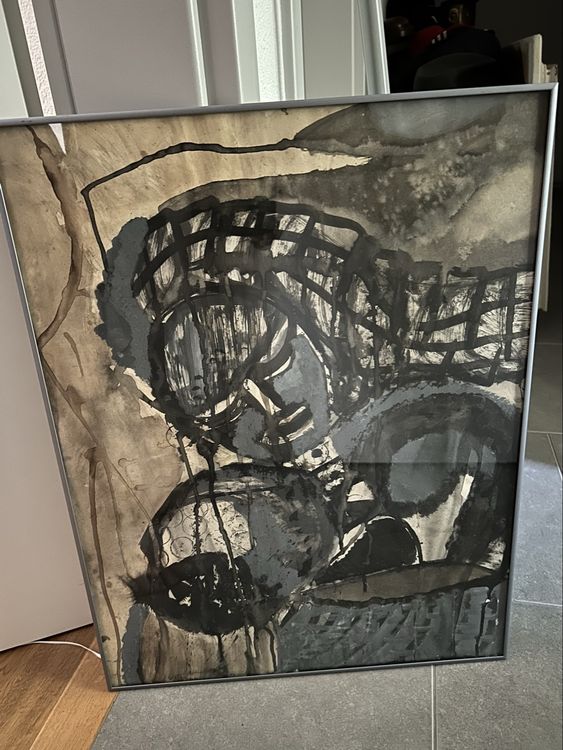 Außergewöhnliches Aquarell von Diatta Seck (1953 - 2015) (Gebraucht) in ...