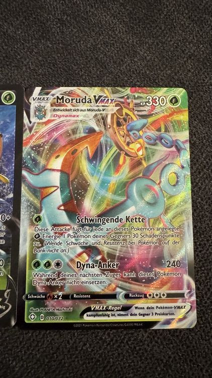 Pokemon Karte Moruda V und Moruda VMAX Top Zustand! (Neu (gemäss ...