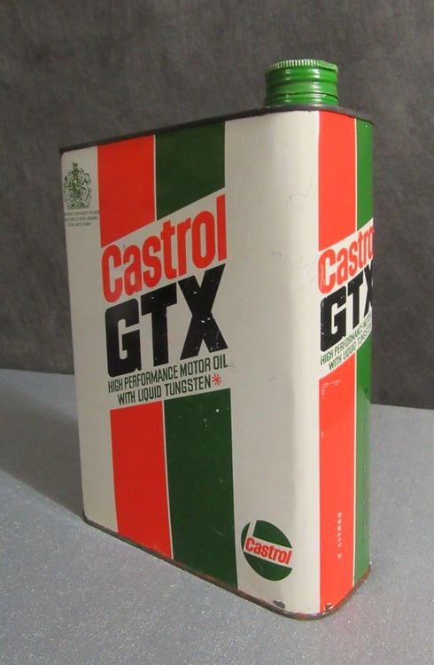 leerer alter 2 Liter Castrol GTX Motor Oil Kanister (Gebraucht) in ...