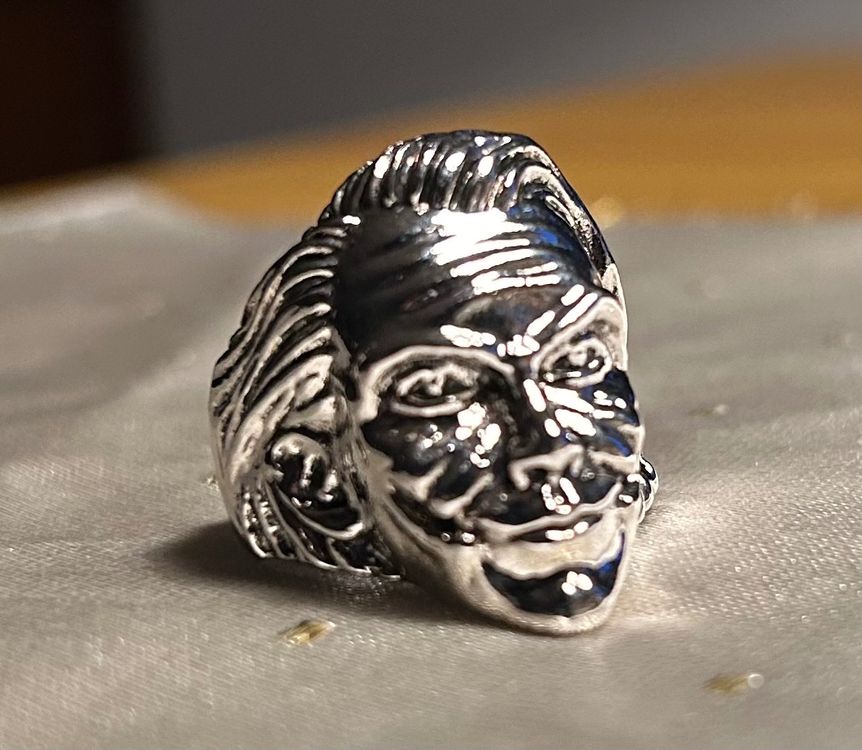 Ring Joker Batman DC Edelstahl Schmuckstück (Neu (gemäss Beschreibung ...