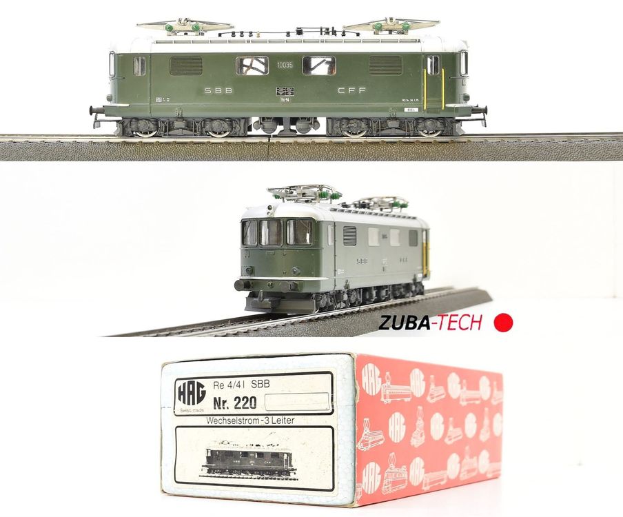 HAG 220 E-Lok Re 4/4 I SBB H0 WS Analog | Kaufen auf Ricardo