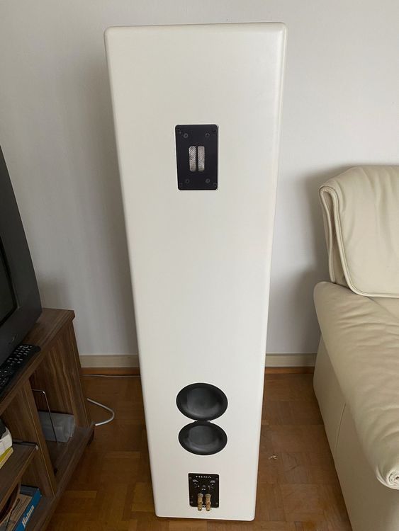 Lautsprecher Standboxen Piega P10, weiss, Paar (Gebraucht) in Forch für ...