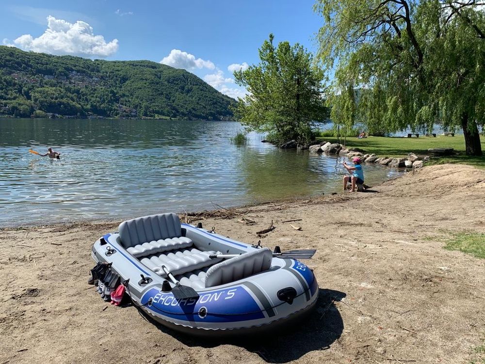 Schlauchboot Excursion 5 (Gebraucht) in Trimmis für CHF 100 – nur Abholung auf Ricardo kaufen