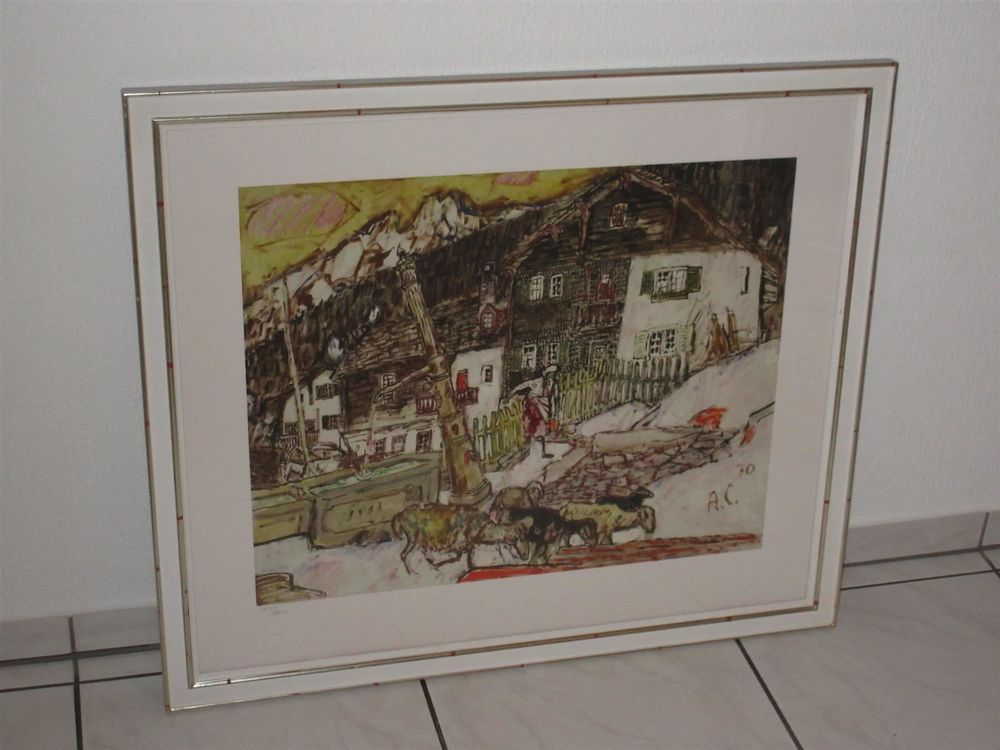 Carigiet Orig.-Granol. DORFPLATZ IN VALS | Kaufen auf Ricardo