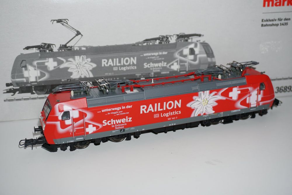 Märklin 36892- DB Railion BR 185 Schweiz Edelweiss H0/DC (Gebraucht) in ...