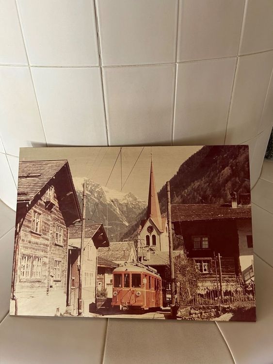 Matt Kanton Glarus / nostalgisches Bild) 69x49 cm (Gebraucht) in Zürich für CHF 28 – mit ...