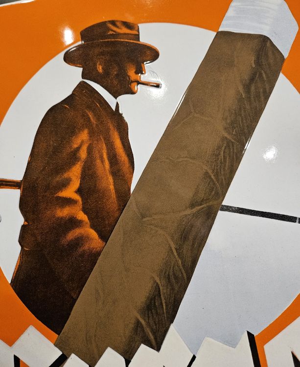 Emailschild Burger Stumpen, Plaque, Cigarre, Tabac, Deko,rar (Gebraucht ...