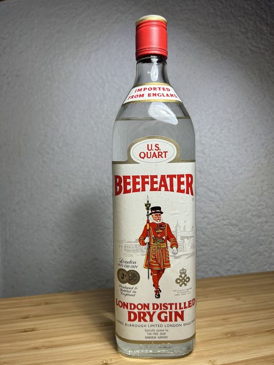 Beefeater London Dry Gin 1963 U.S. Quart (Neuf (Voir description)) à ...