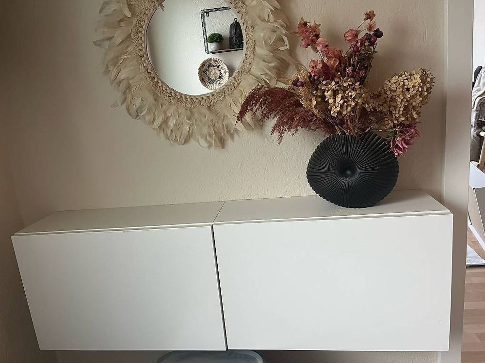 Besta Wandregal (14729) IKEA - inklusive Türen (Gebraucht) in Oberschan ...