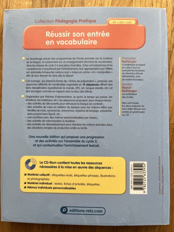 Réussir son entrée en vocabulaire RETZ | Kaufen auf Ricardo Réussir son entrée en vocabulaire RETZ | Kaufen auf Ricardo