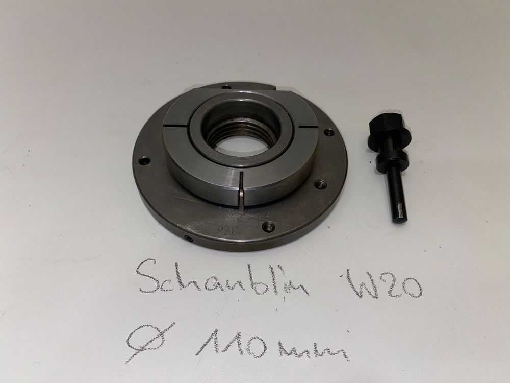Schaublin 102 W20 Mitnehmerscheibe Futterflansch (Gebraucht) in Boswil für CHF 100 – mit ...