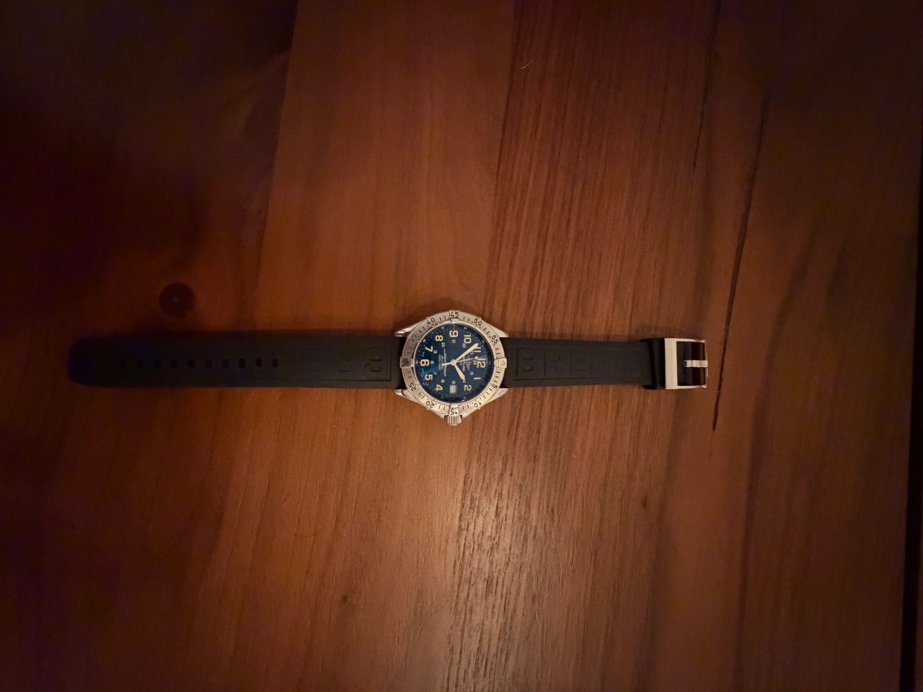 Breitling Superocean Pro Diver Uhr Black Rubberband Swiss... (Gebraucht ...