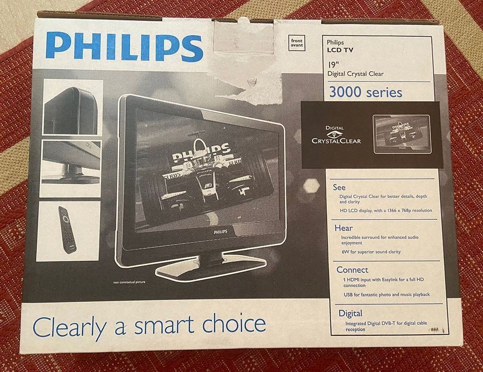 Télévision Philips 19' LCD TV (Gebraucht) in Lugnorre für CHF 5 – mit ...