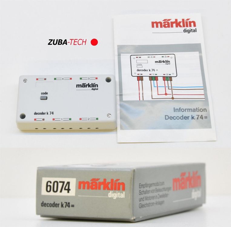 Märklin 6074 Decoder k74 (Gebraucht) in St. Gallen für CHF 5.5 – mit ...