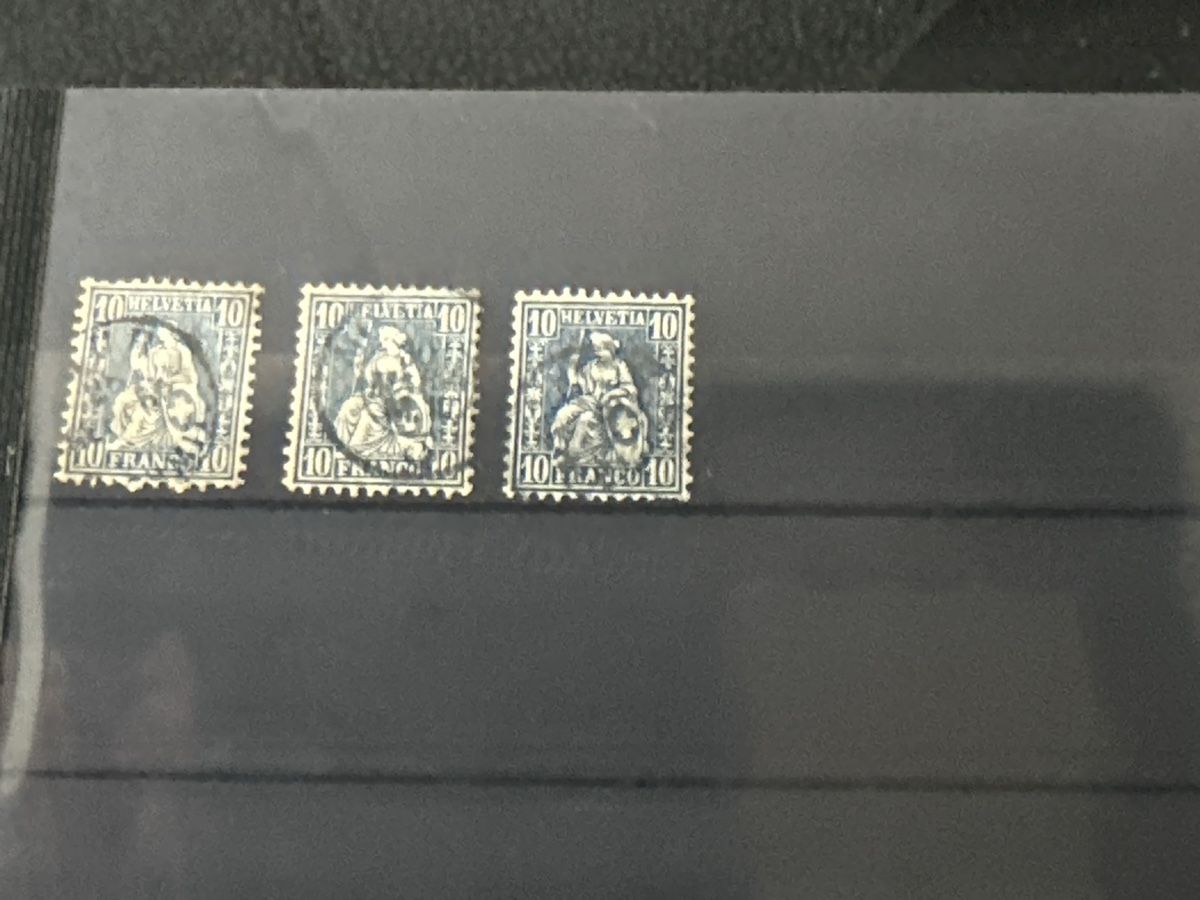 gr. Briefmarken Sammlung Schweiz verteilt in vielen Büchern (Gebraucht ...