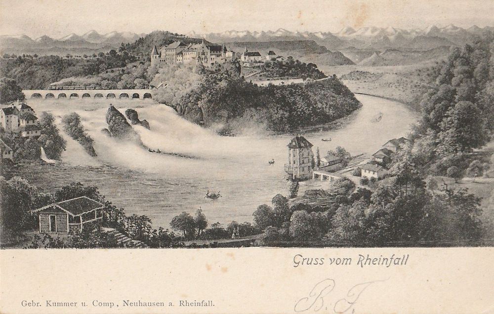 Gruss vom Rheinfall (Gebraucht) in Aarburg für CHF 4 – mit Lieferung auf Ricardo kaufen