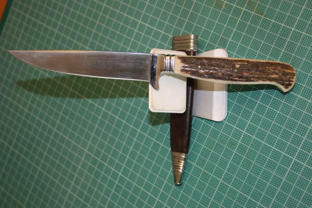 Hubertus Solingen Jagd Messer mit Hirschhorngriff (Gebraucht) in ...