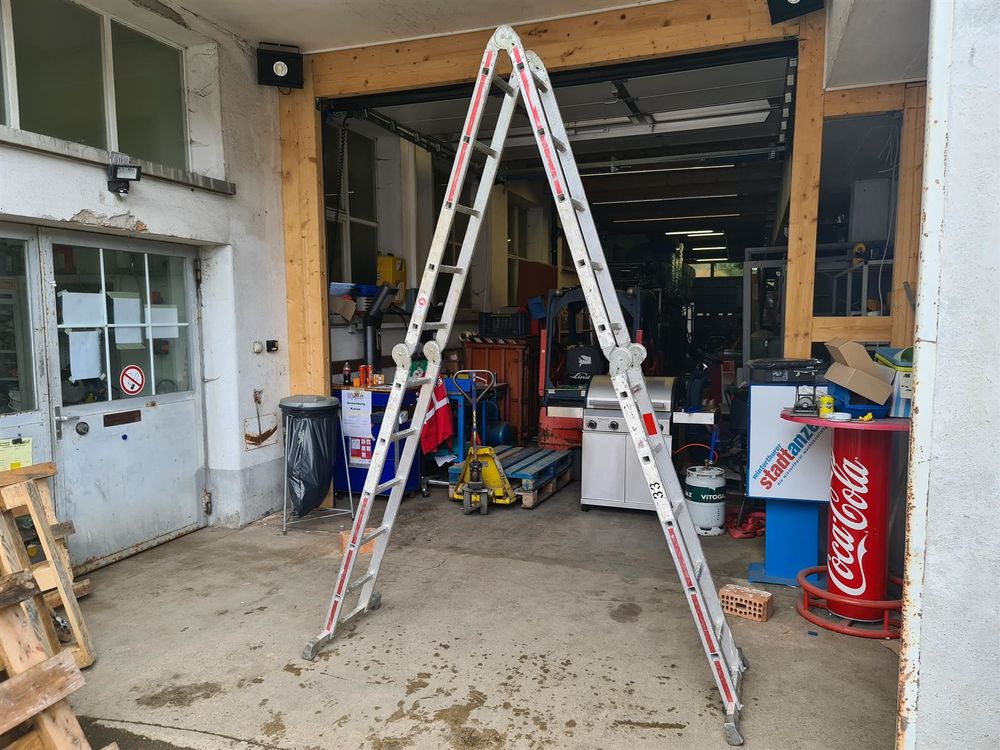 E1005 Profi Alu Leiter Hymer 3 in 1 Top | Kaufen auf Ricardo