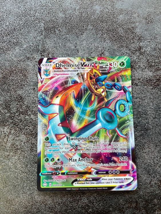 Dhelmise VMAX Full Art Shining Fates 010 | Kaufen auf Ricardo