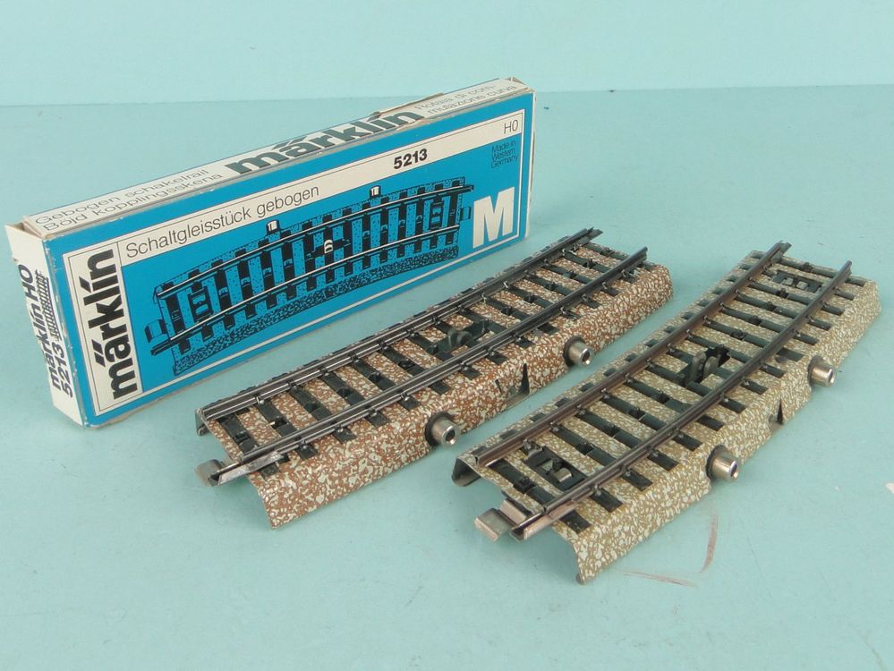 Märklin M-Gleis 2 X 5213 Schaltgleis | Kaufen auf Ricardo