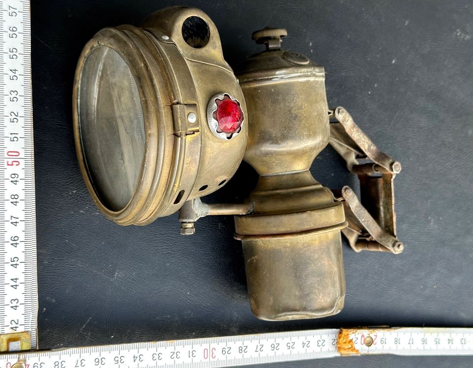 antike Karbidlampe Fahrradlampe, Grubenlampe | Kaufen auf Ricardo