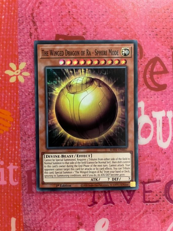 Yugioh RA01-EN007 The Winged Dragon of Ra - Sphere Mode SP | Kaufen auf ...