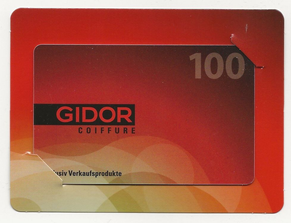 Gutschein Gidor | Kaufen auf Ricardo