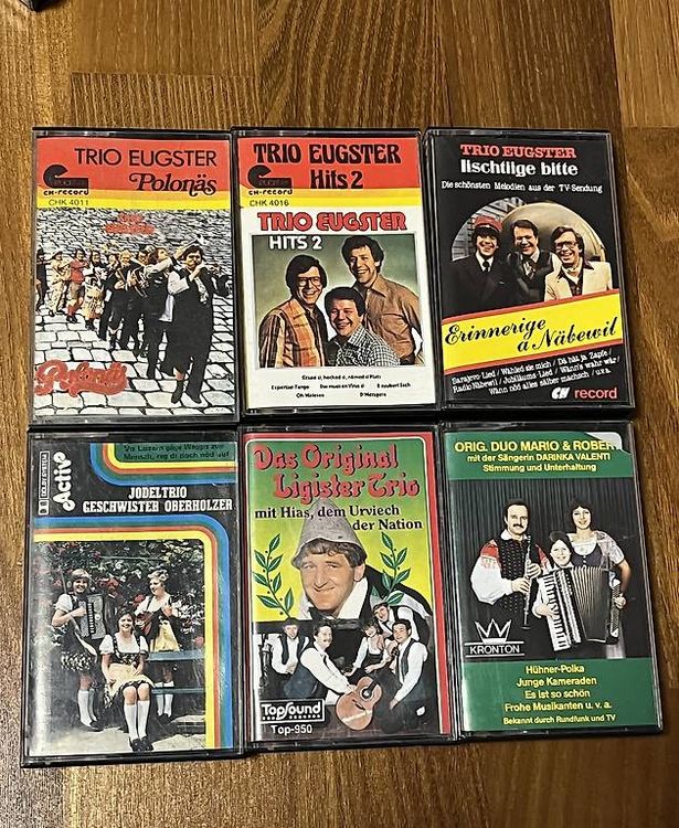 Kassetten Trio Eugster und Co. (Gebraucht) in Zuzwil SG für CHF 14 – mit Lieferung auf Ricardo ...