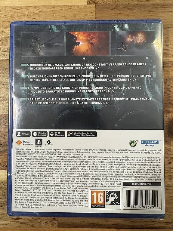 Returnal NEU & OVP [ PS5 / Playstation 5 ] (Neu und originalverpackt ...