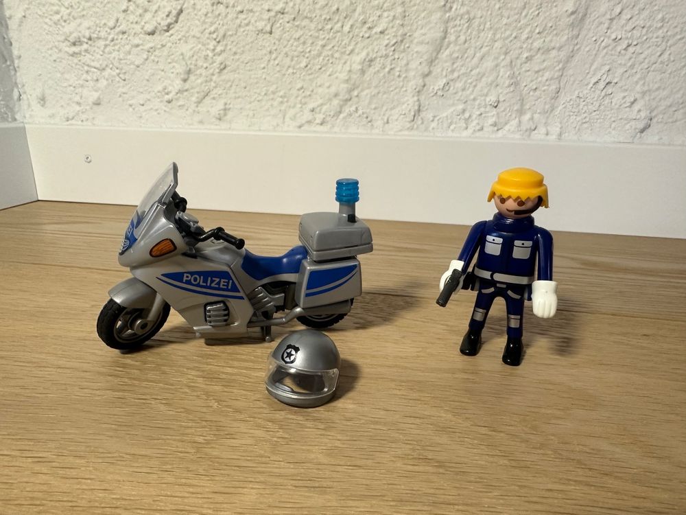 Playmobil 5180 Polizei Motorrad mit Blinklicht | Kaufen auf Ricardo