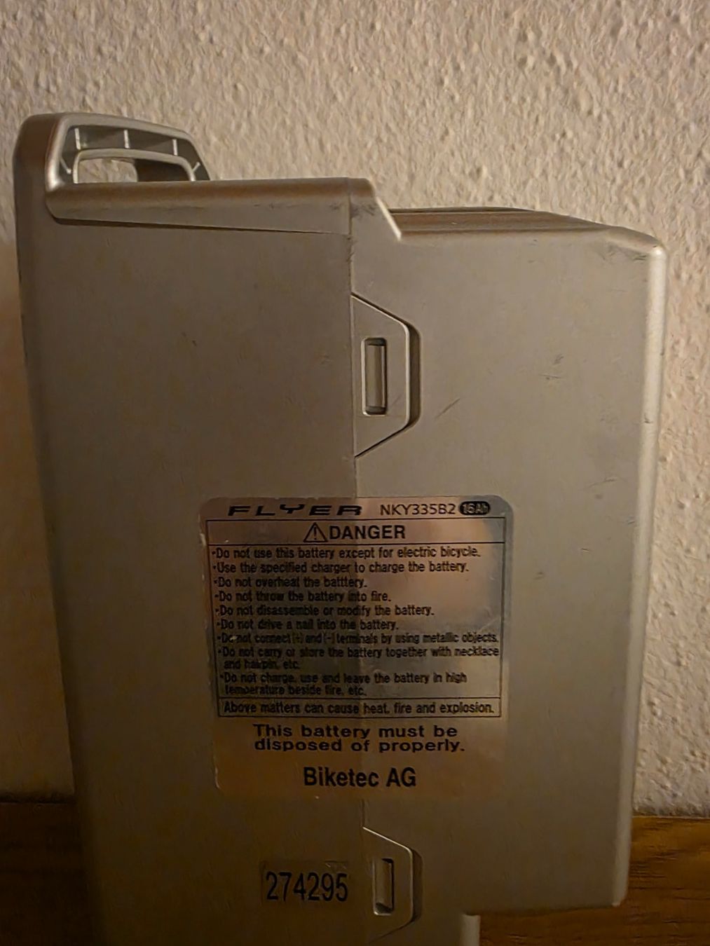 Flyer E-Bike Akku 26V /16 Ah (Gebraucht) in Buchs SG für CHF 199 – nur ...