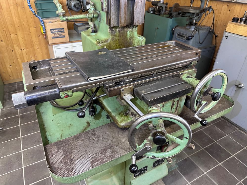 Oerlikon HFB Fräsmaschine Bohrmaschine mit Kreuztisch (Gebraucht) in Boswil für CHF 1200 – nur ...