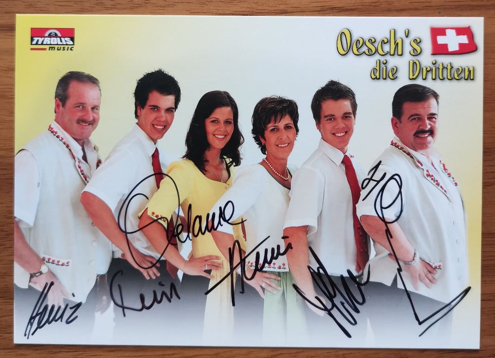 Oesch`s die Dritten Original Unterschriften | Kaufen auf Ricardo