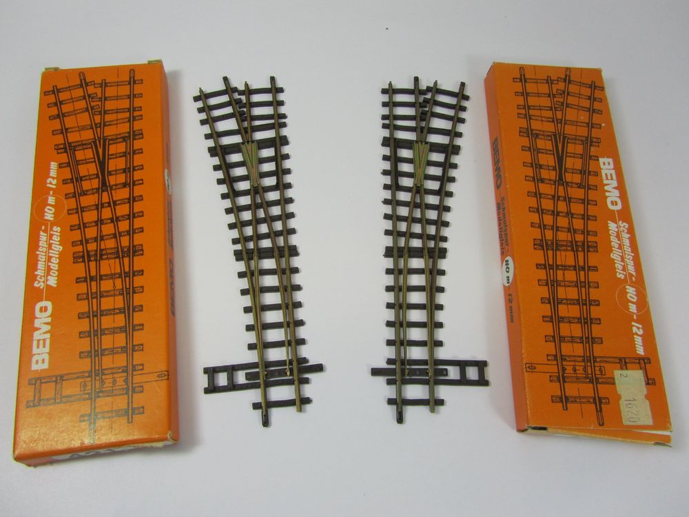Bemo H0m, Weichenpaar 4210, 4211 (Neu (gemäss Beschreibung)) in St.Margarethen TG für CHF 17 ...