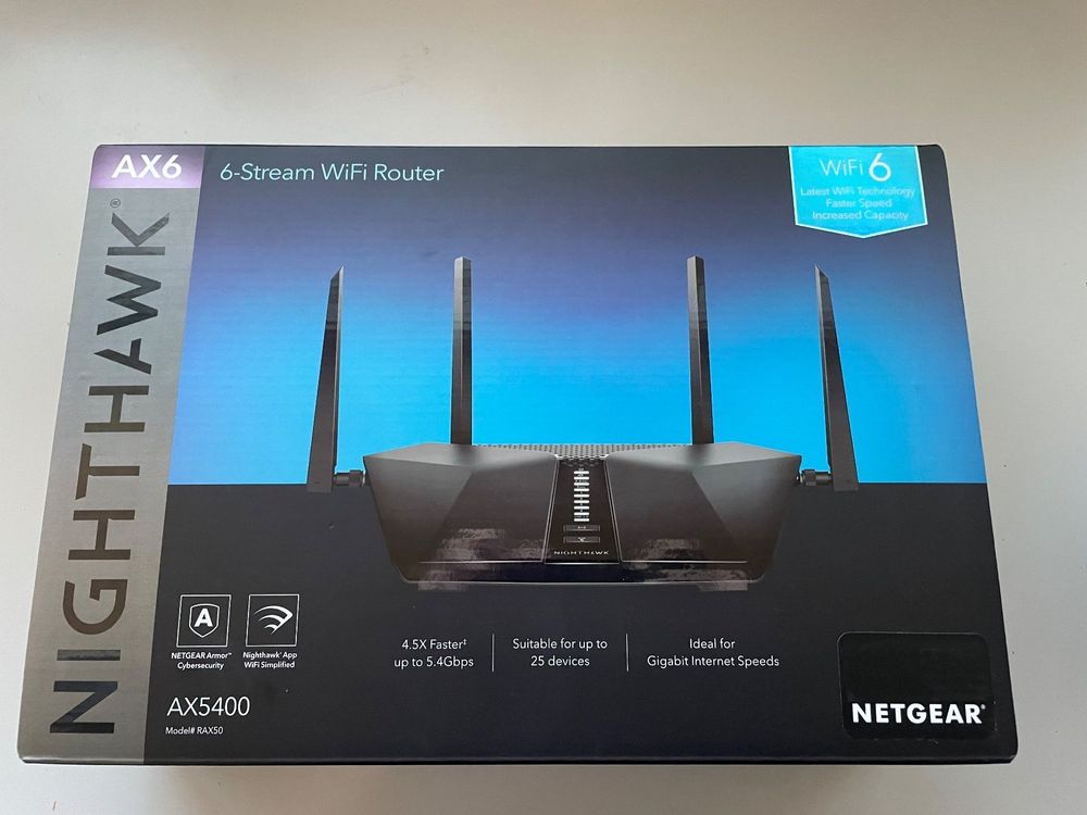 NETGEAR Nighthawk AX5400 (RAX50) (Neu (gemäss Beschreibung)) in ...
