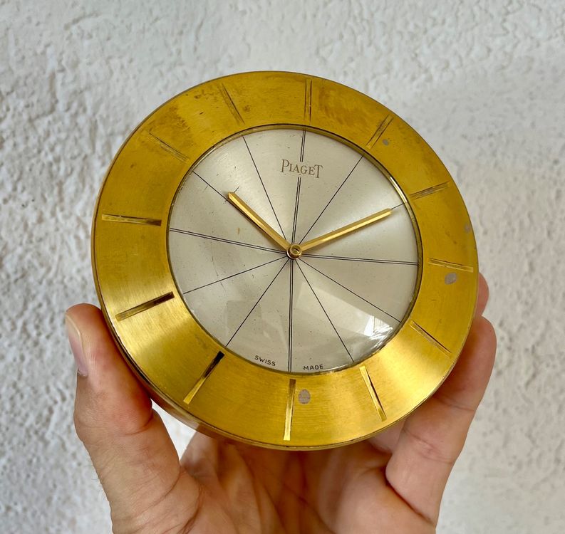 😍 Très rare horloge de table / bureau Piaget vintage 😍 (Gebraucht) in Genève für CHF 590 – mit ...