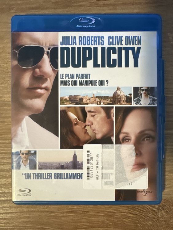 Blu-ray Duplicity Julia Roberts Clive Owen (D'occasion) à Veyrier pour ...