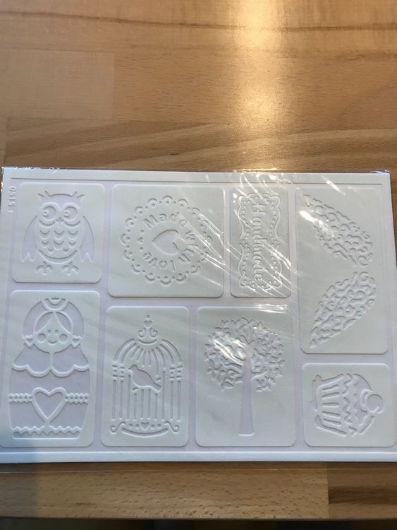 Gonis selbstklebende Schablone Süsse Motive (Gebraucht) in Lauwil für ...