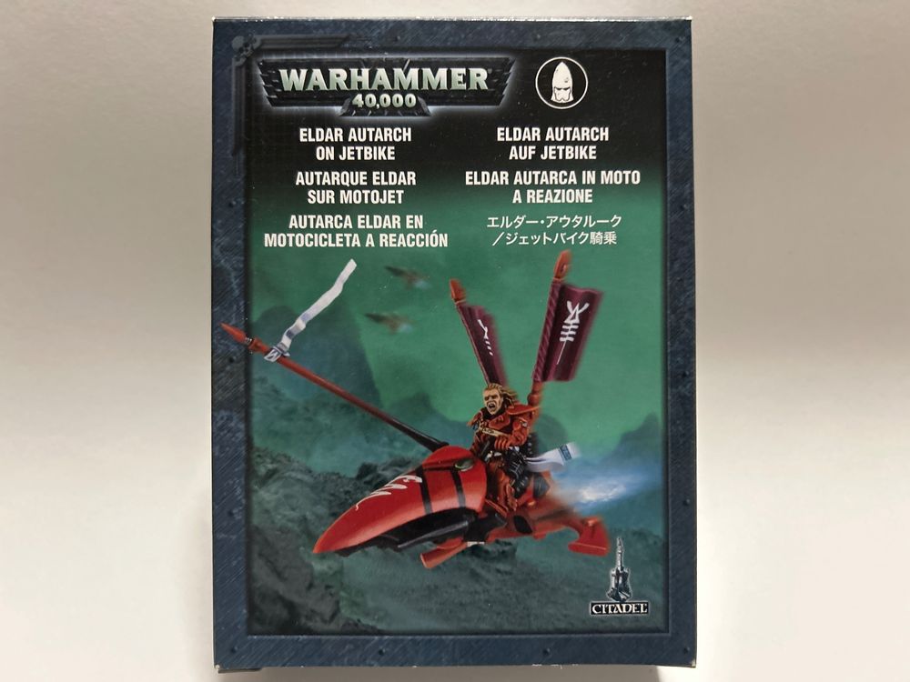 Warhammer 40k Eldar Autarch on Jetbike (Neu (gemäss Beschreibung)) in ...