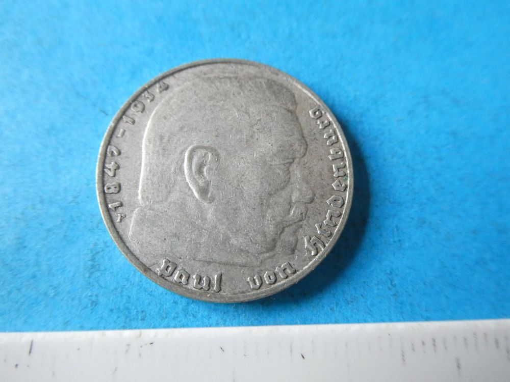 Dt. Reich 1937 F, 2 Reichsmark - Silber (Gebraucht) in Hinterforst für CHF 8 – mit Lieferung auf ...