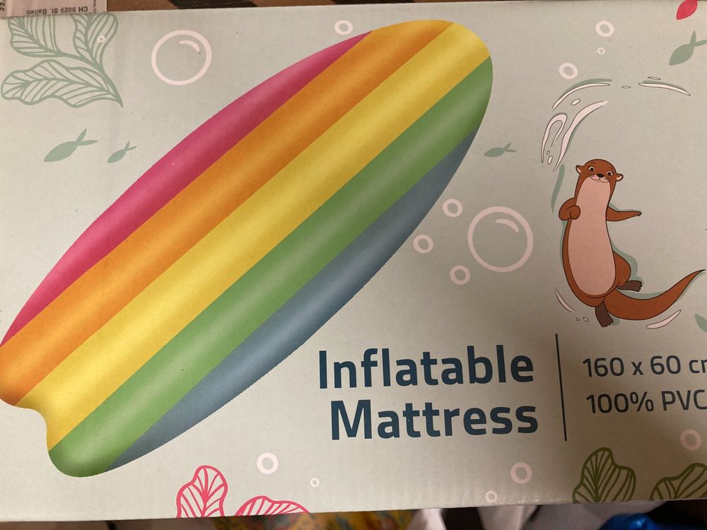 Aufblasbare Matraze 160 X 60 cm Inflatable Mattress: (Neu und ...