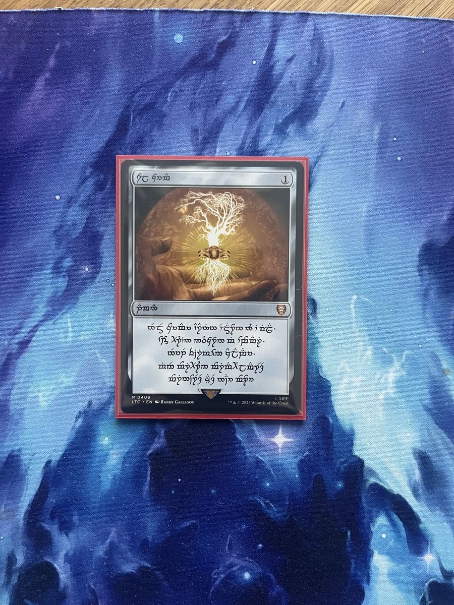 Mtg rarity: Sol Ring - Elven. Lord of the rings mtg (Neu (gemäss ...