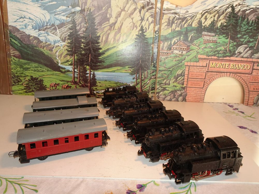 Trix 6 Dampfloks/3 Personen-/1 Gepäckwagen / int 82 | Kaufen auf Ricardo