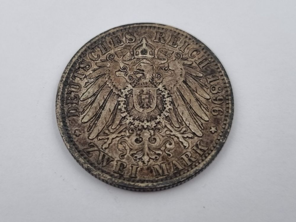 2 Mark Deutsches Reich 1896 (Gebraucht) in Zürich für CHF 9 – mit ...